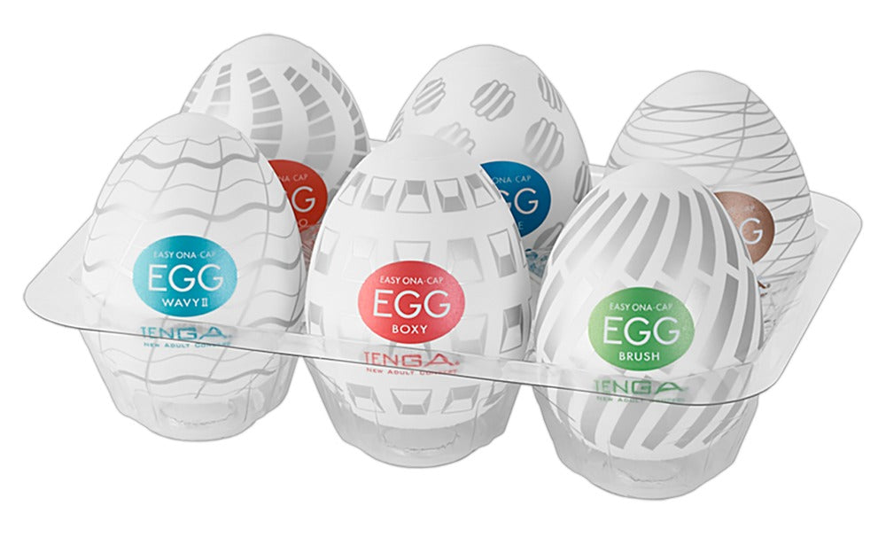 EGG VARIETY PACK NEW STANDARD PACK OF SIX |TENGA | MISS FANTASIA